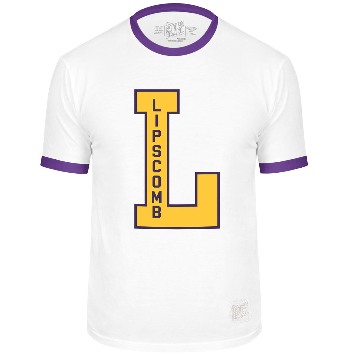 Classic Cotton Ringer Tee | White – Lipscomb Campus Store
