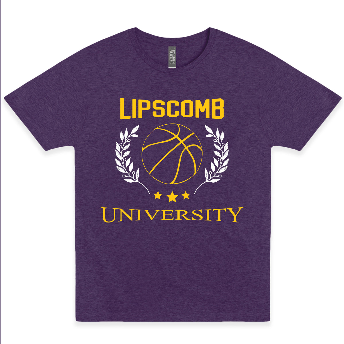 Basketball Tee | Purple Heather – Lipscomb Campus Store