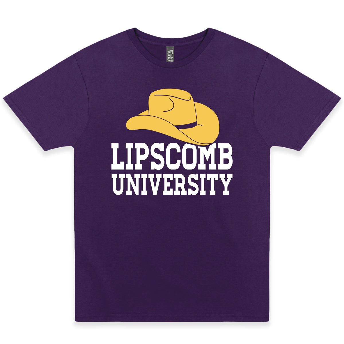 Cowboy Hat Tee | Purple Heather – Lipscomb Campus Store
